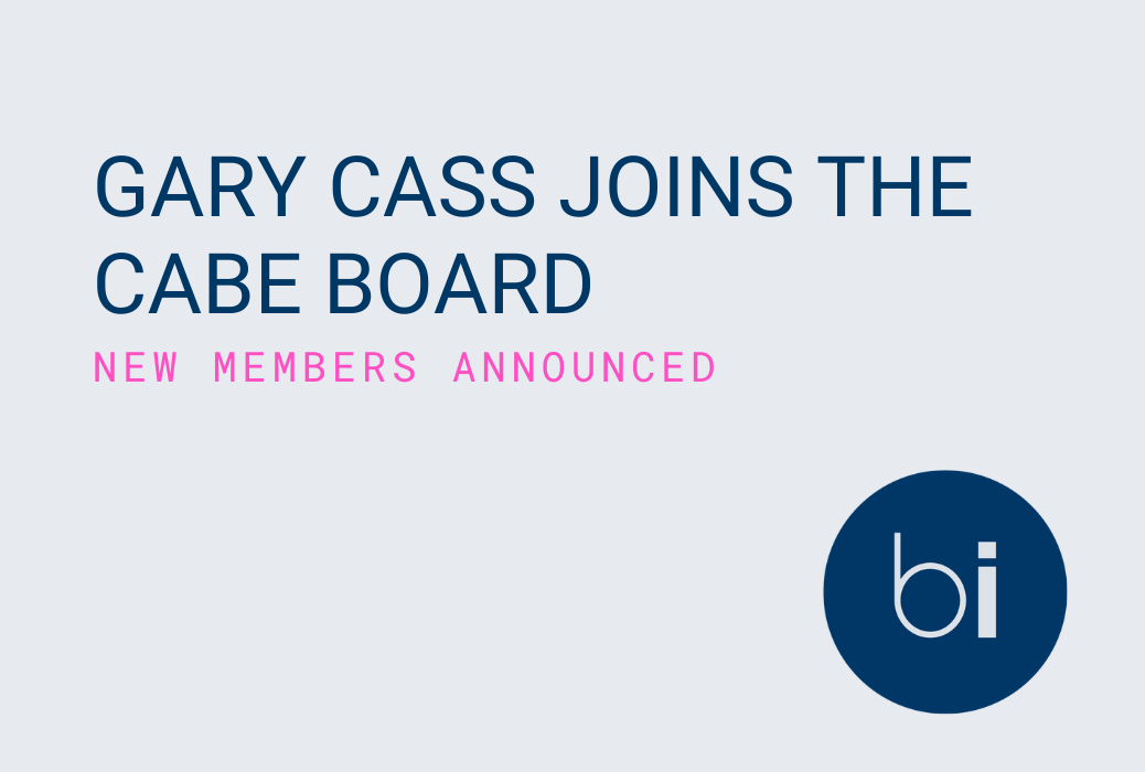 Gary Cass Joins CABE Board | Build Insight
